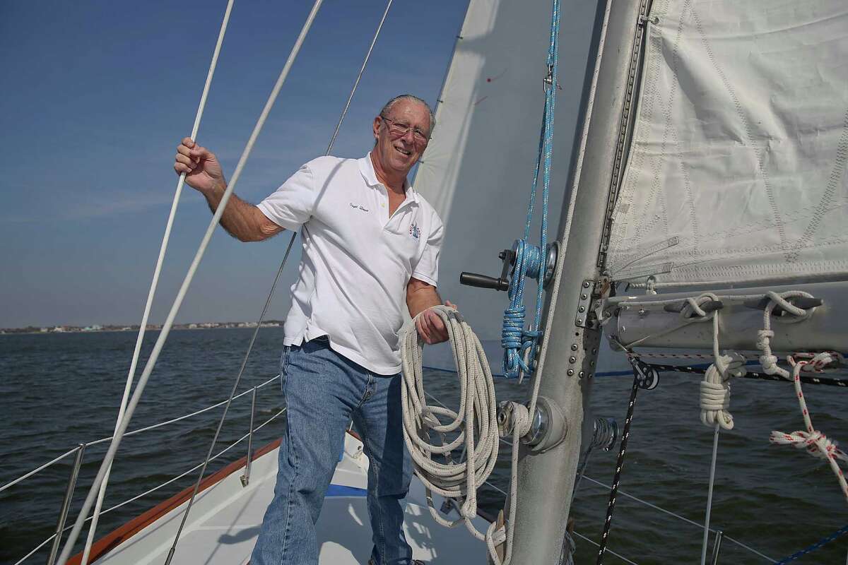Dave McCabe takes children and veterans out on the water to work a ...