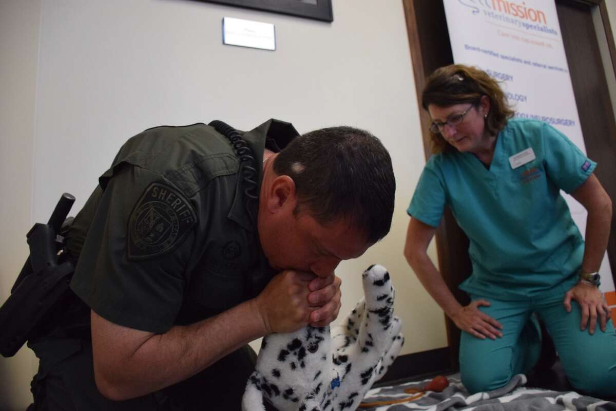 BCSO K9 Unit deputies learn to provide emergency care to their pups