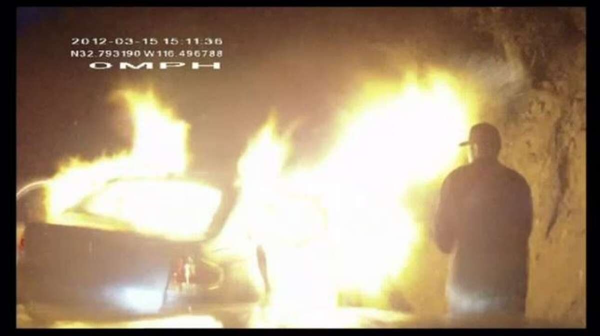 Dashcam video shows Taser igniting car in Border Patrol fatal explosion ...