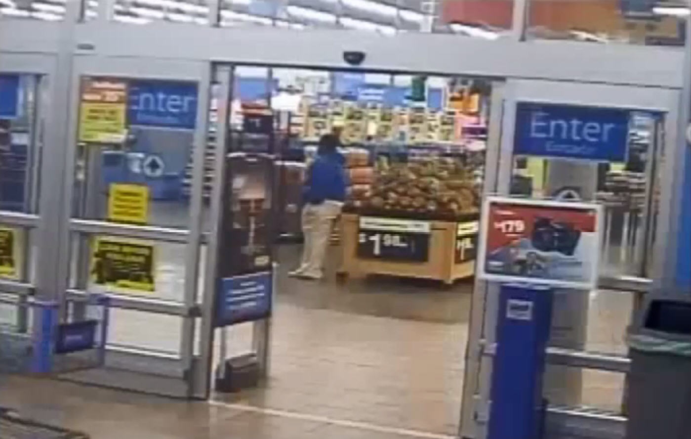 Security video captures Walmart arsonist