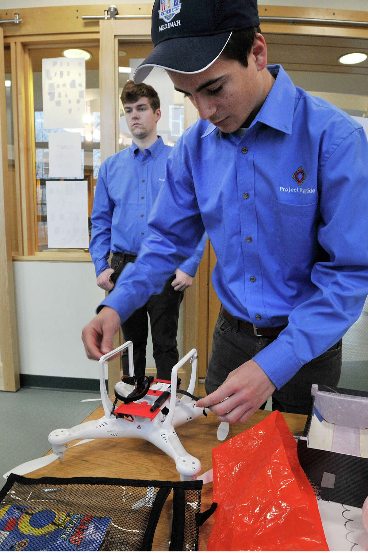 Drone attachment developed in Stamford to help prevent drowning