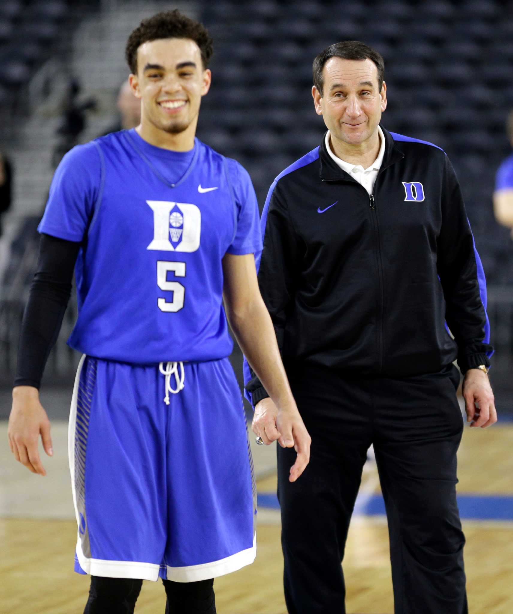 Duke practice at NRG Stadium