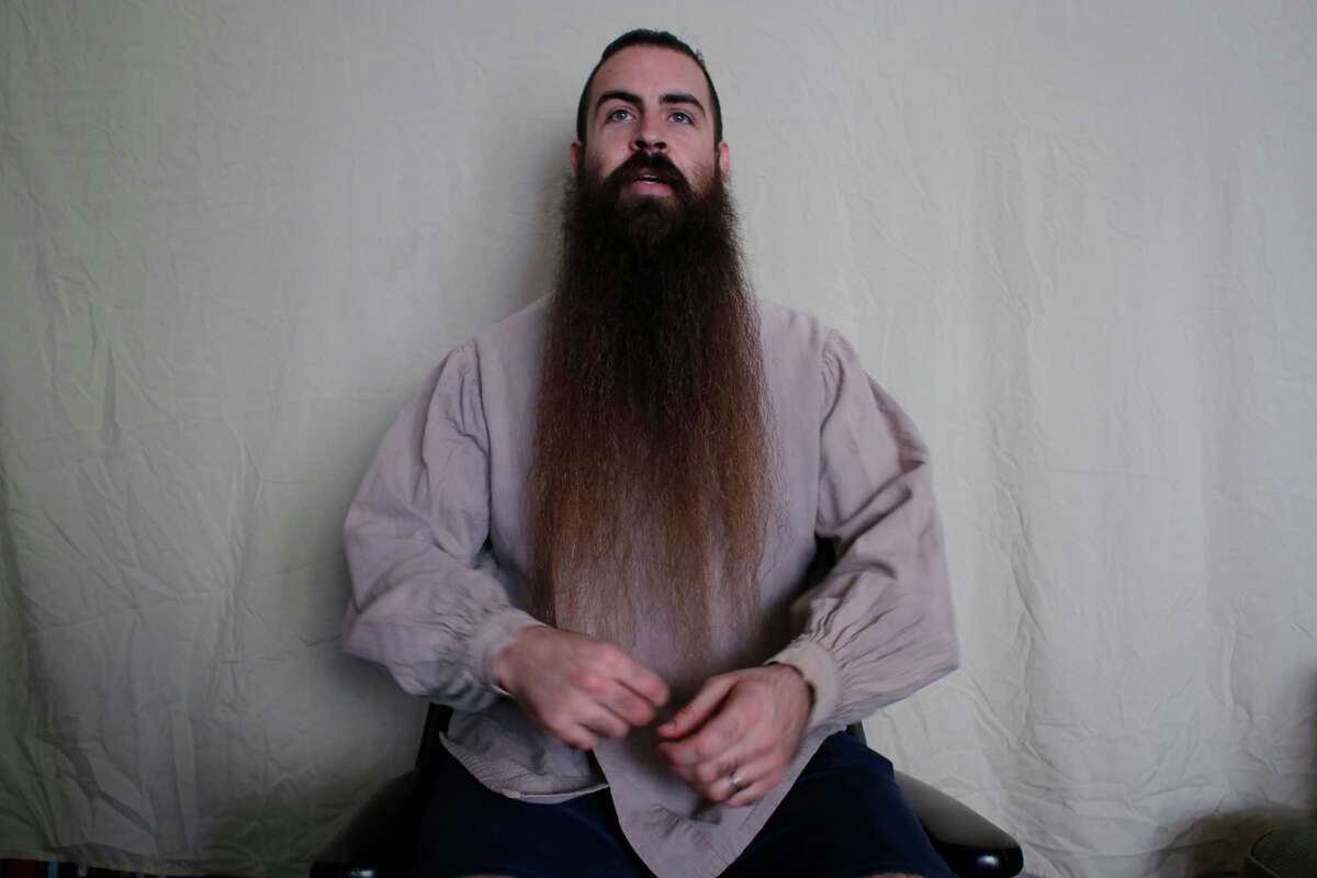 Isaiah Webb keeps his chin up through beard manipulations