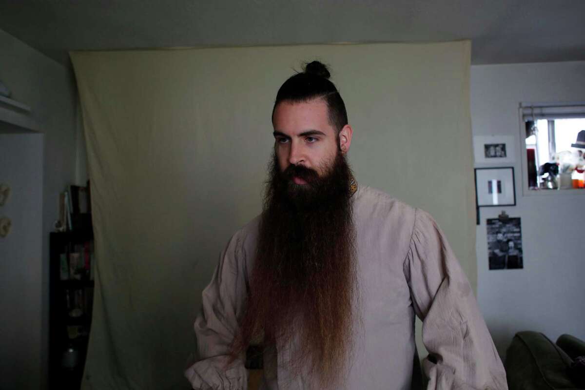 Isaiah Webb keeps his chin up through beard manipulations