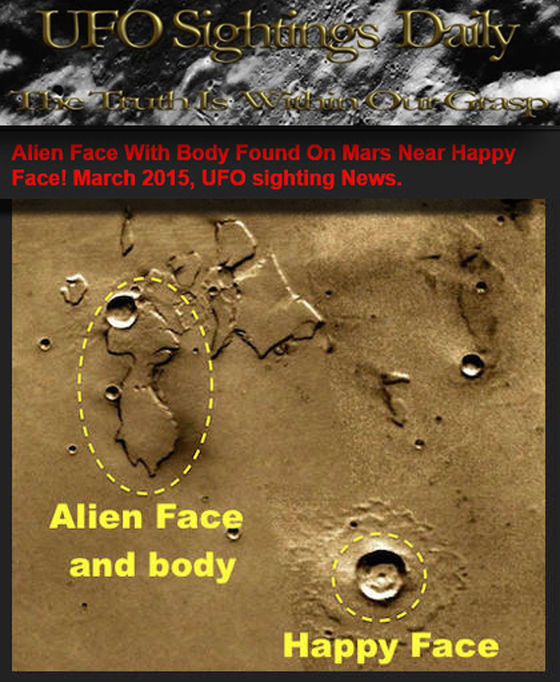 Smiley face on Mars spotted by NASA rover images