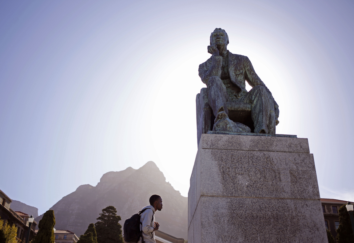 Old colonial statues are in the crosshairs in South Africa