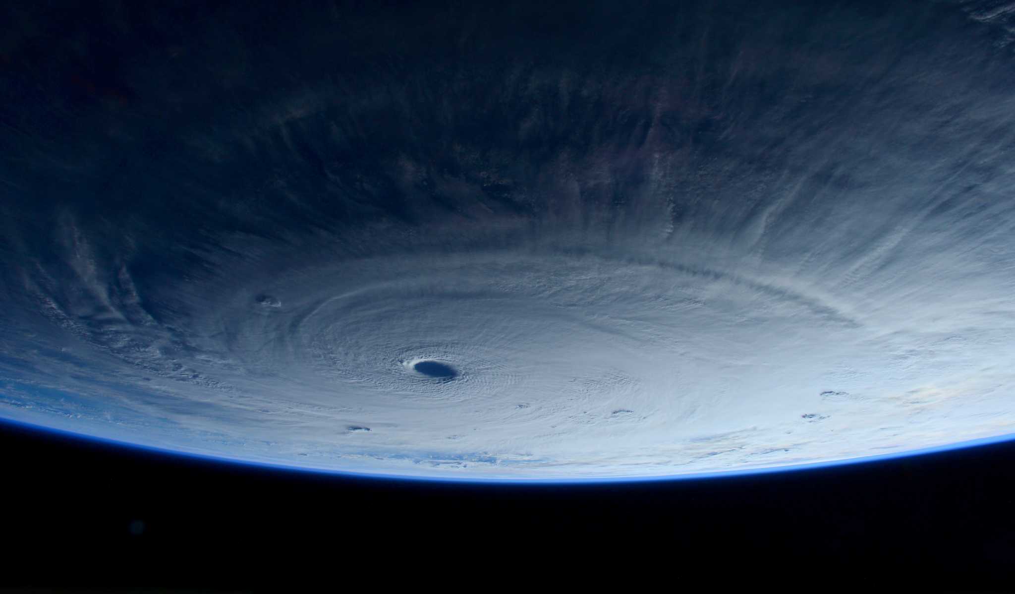 Astronaut's photos provide stunning view of super typhoon
