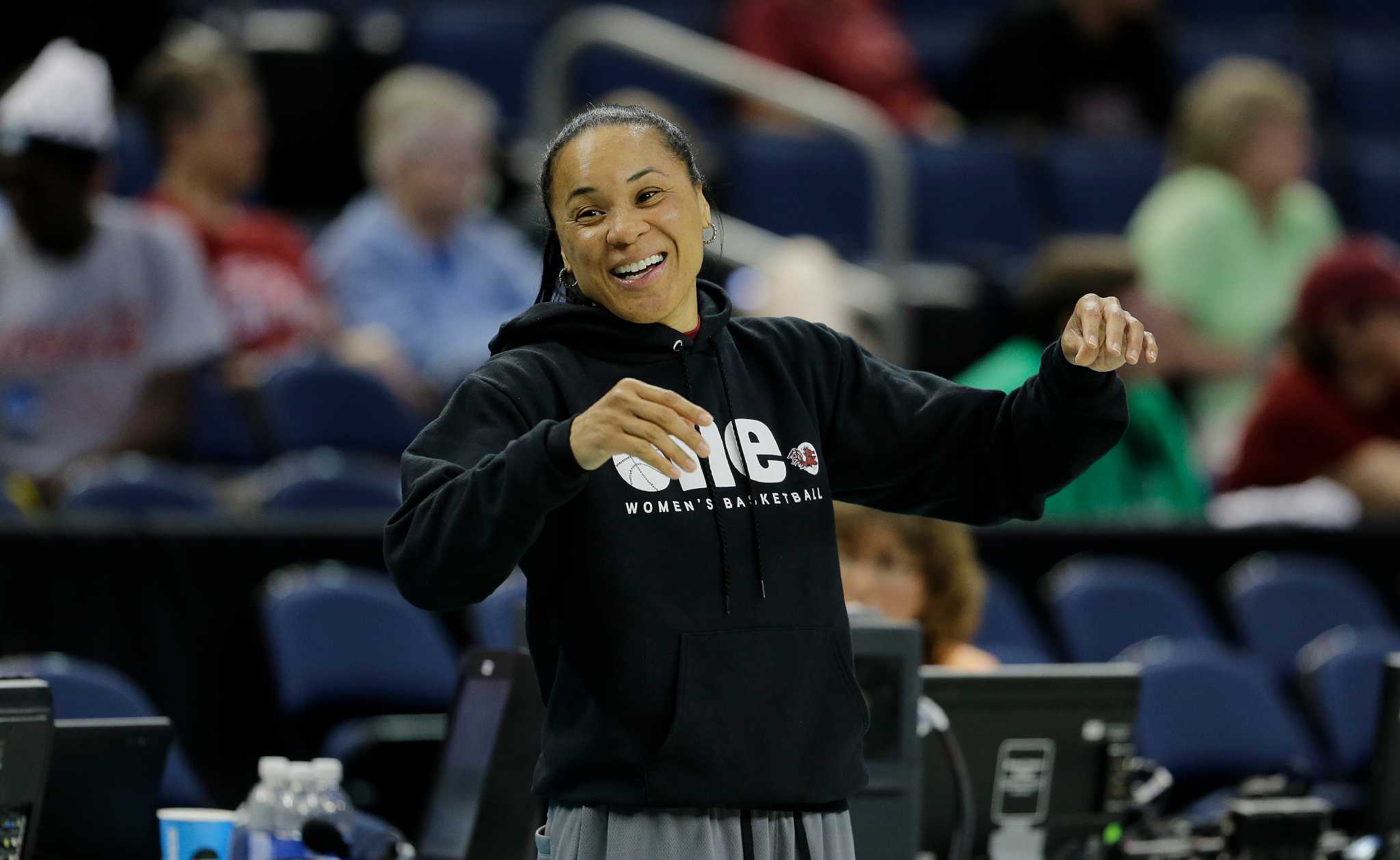 NCAA women: South Carolina's Staley honors Chaney