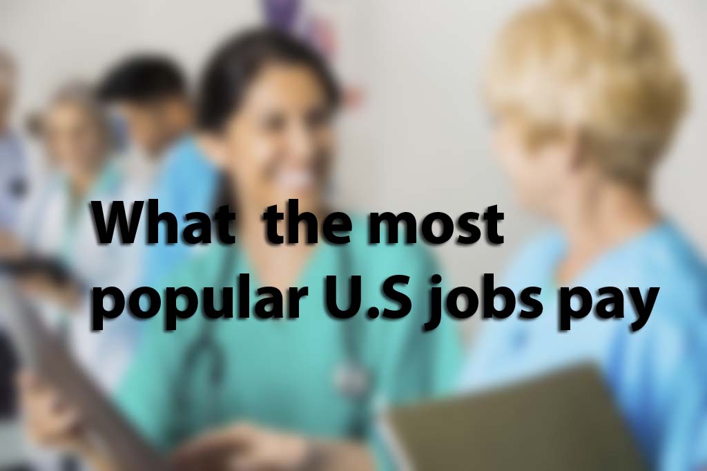 What the most popular jobs in America pay
