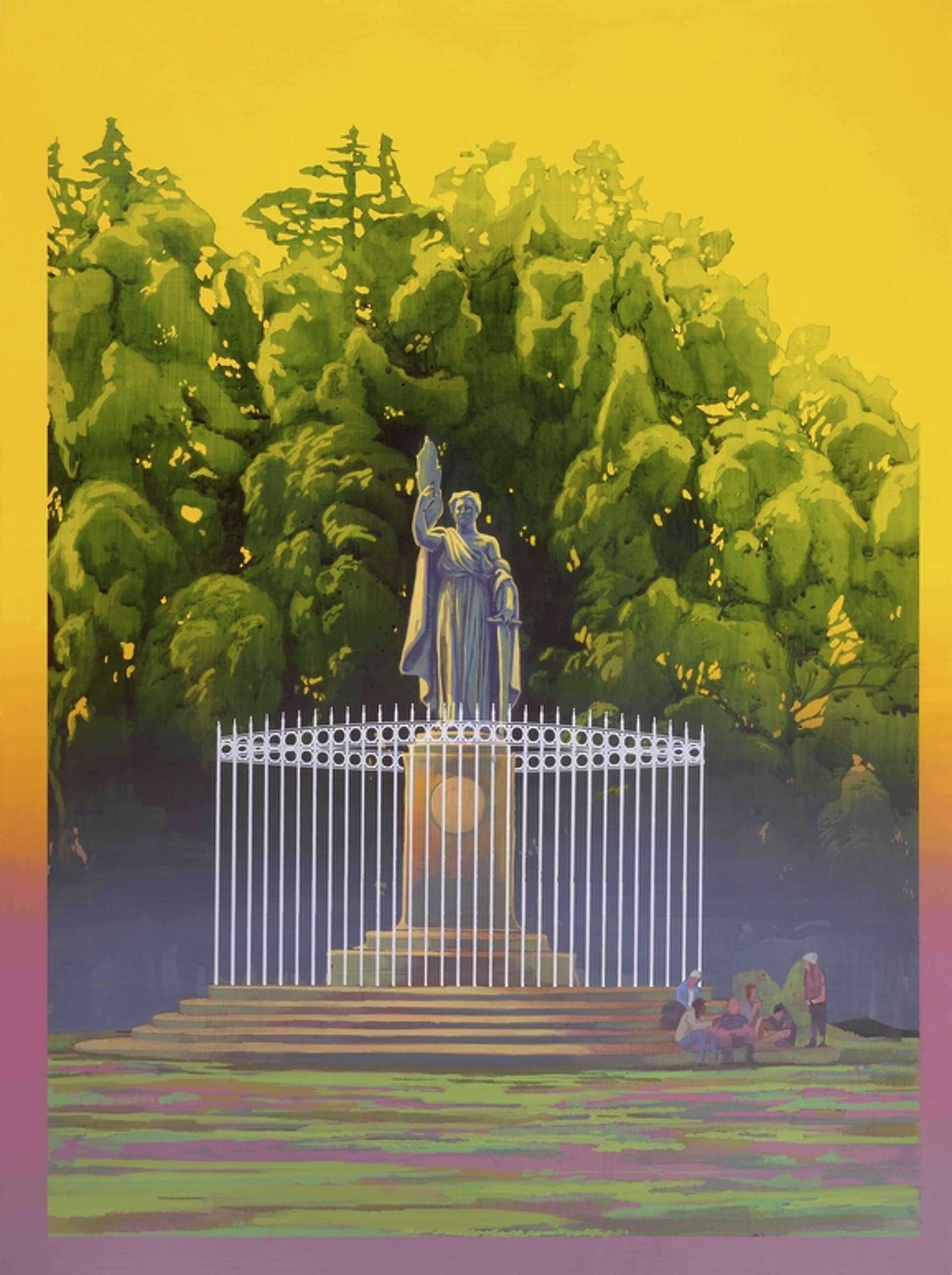 Painter tells stories behind Golden Gate Park statues