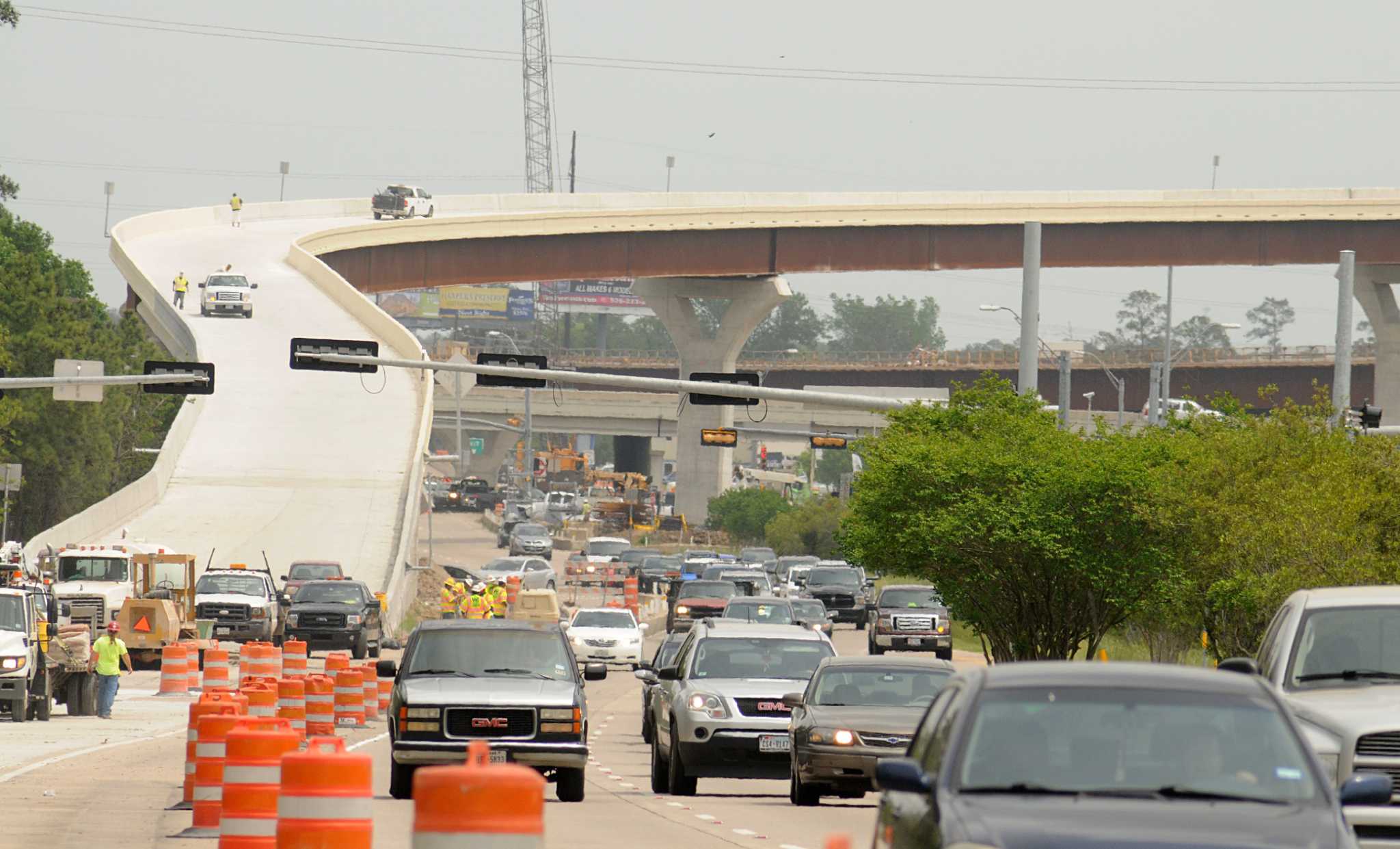 Flyover ramps linking to I-45 set to open May 11