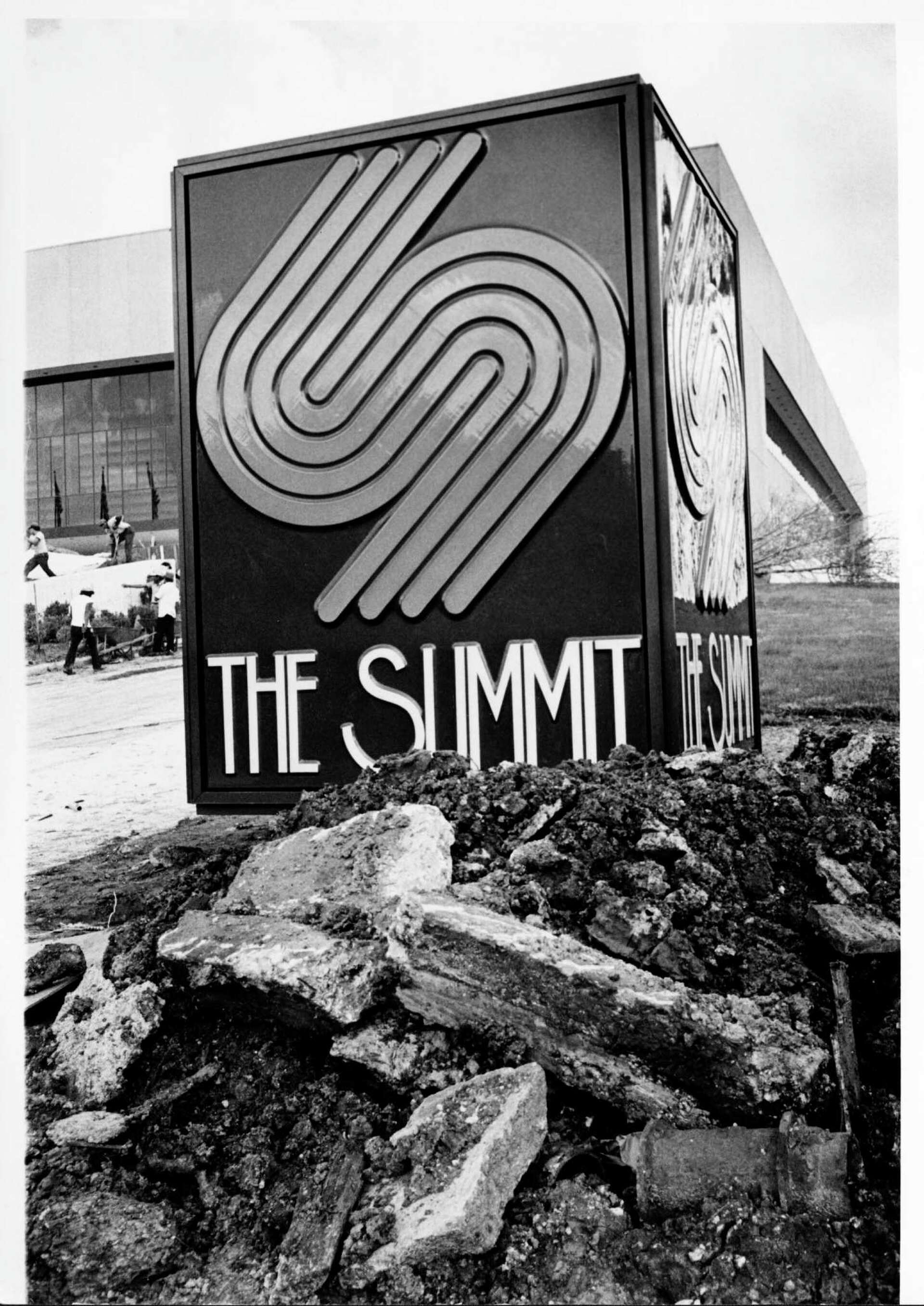This week in 1975 The Summit opened for concerts and basketball