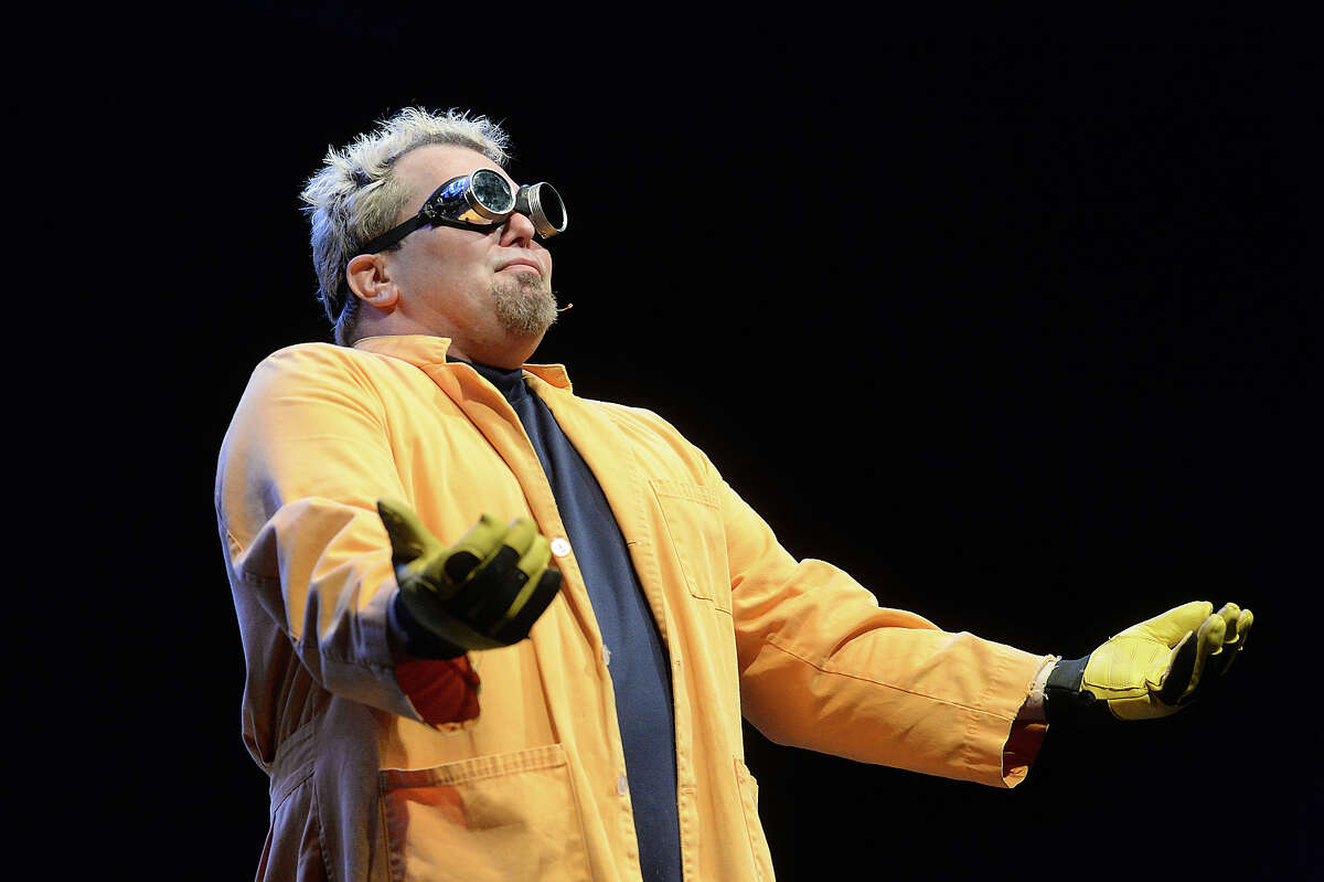 Dr. Kaboom is back onstage at the Lutcher Theater in Orange