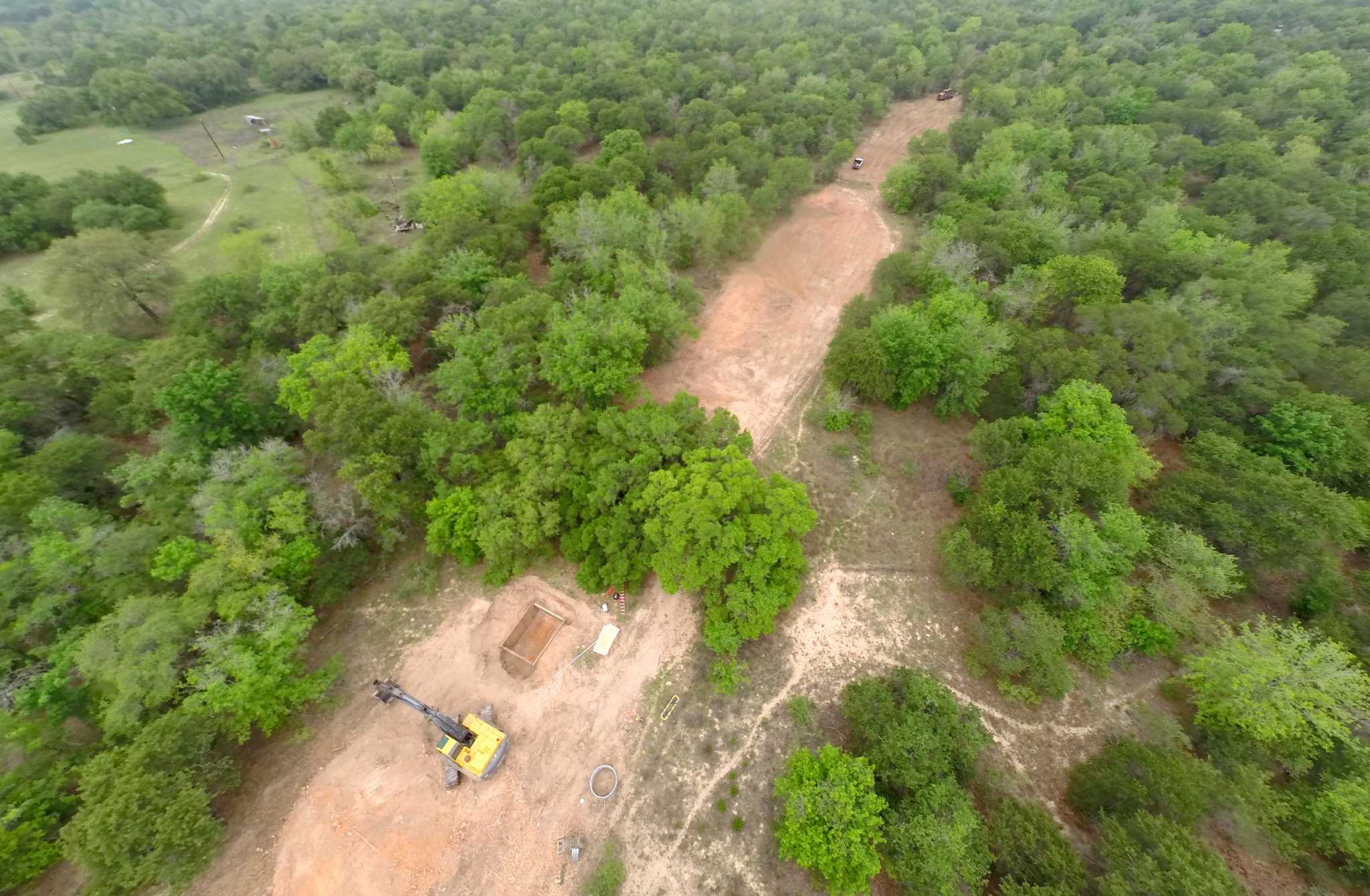 Old trees turned to mulch for SAWS pipeline project