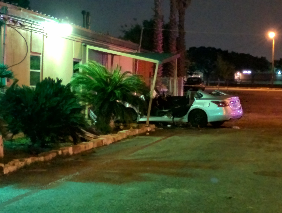 Driver in critical after car hits Southwest Side church