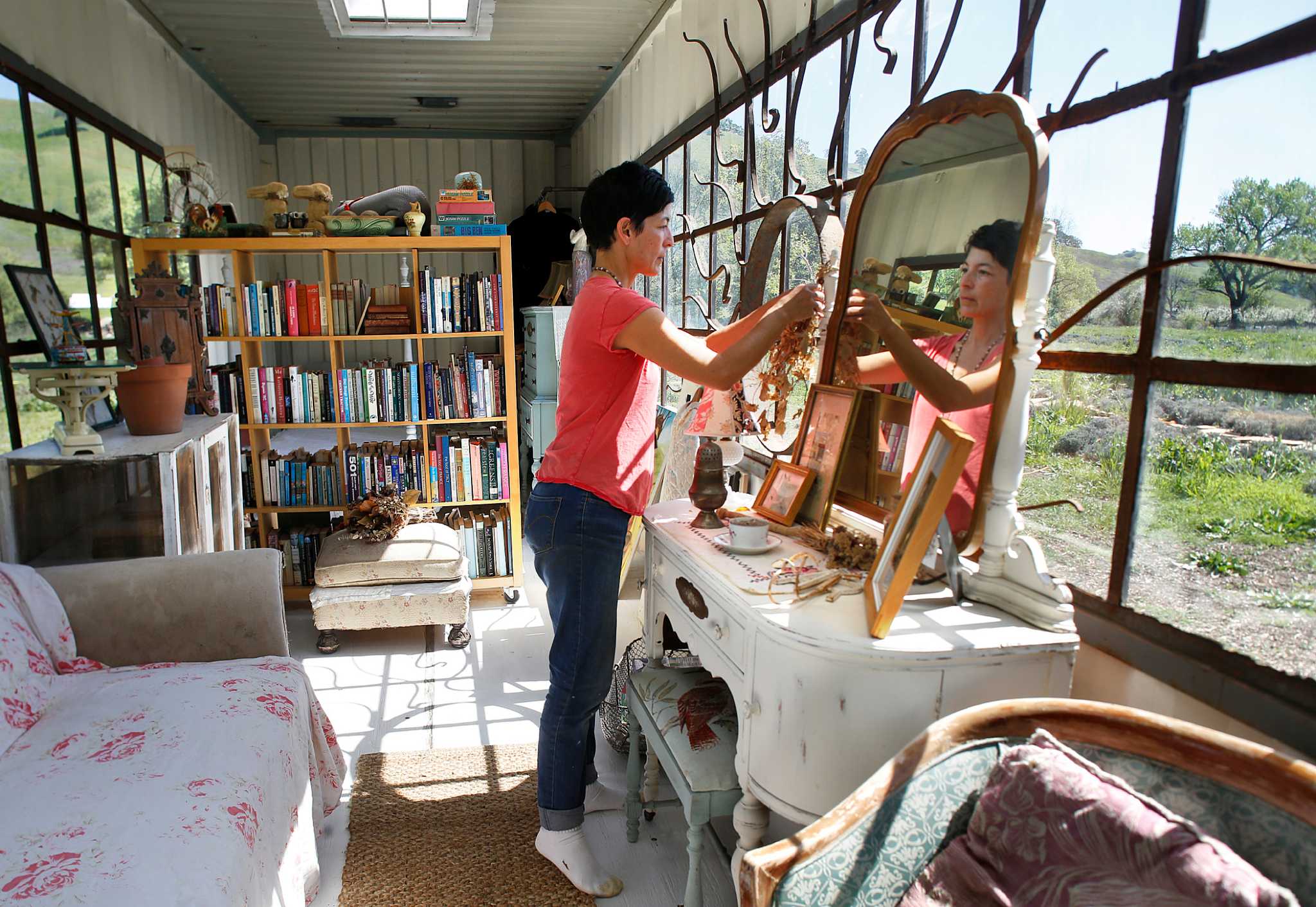 Shipping container now aesthetic sanctuary