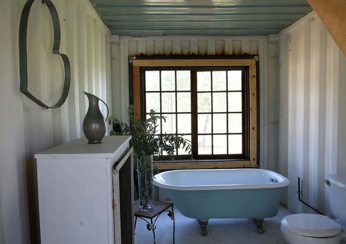 Shipping container now aesthetic sanctuary