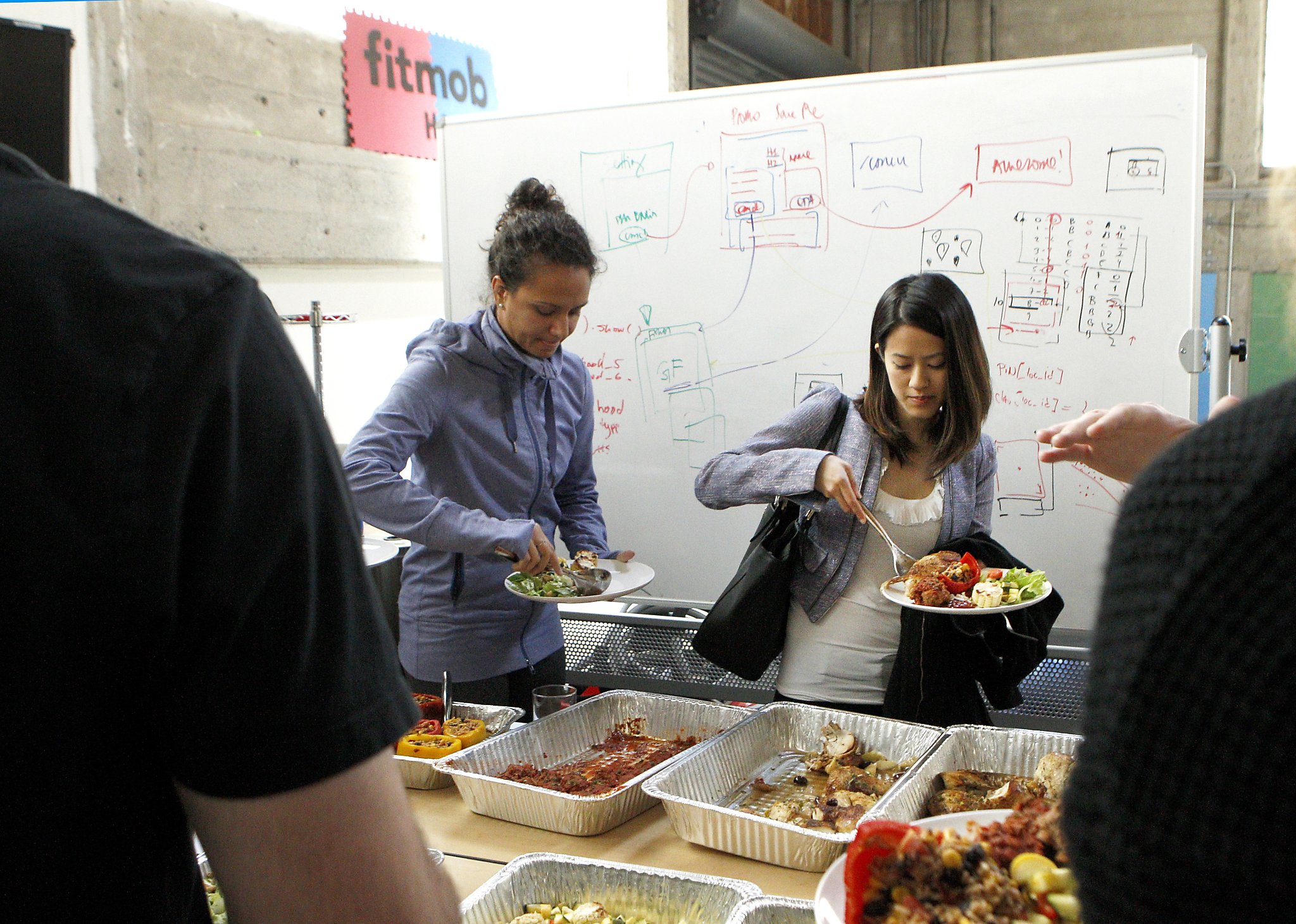 The job interview now comes with startup perks, like a lunch date