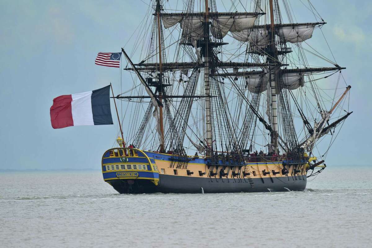 French replica frigate re-enacting sail that helped create U.S.