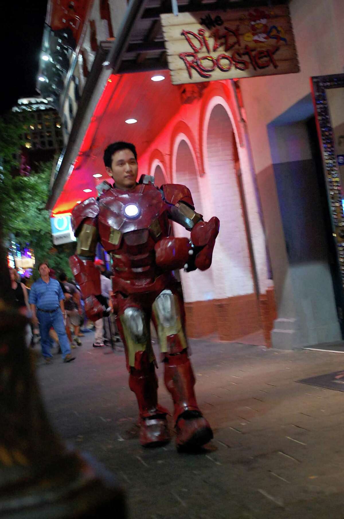 College student dons custom armor to become Iron Man