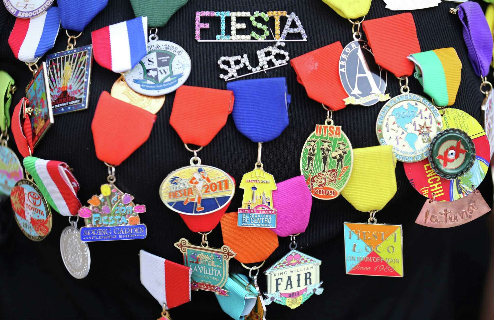 The colorful history of Fiesta medals