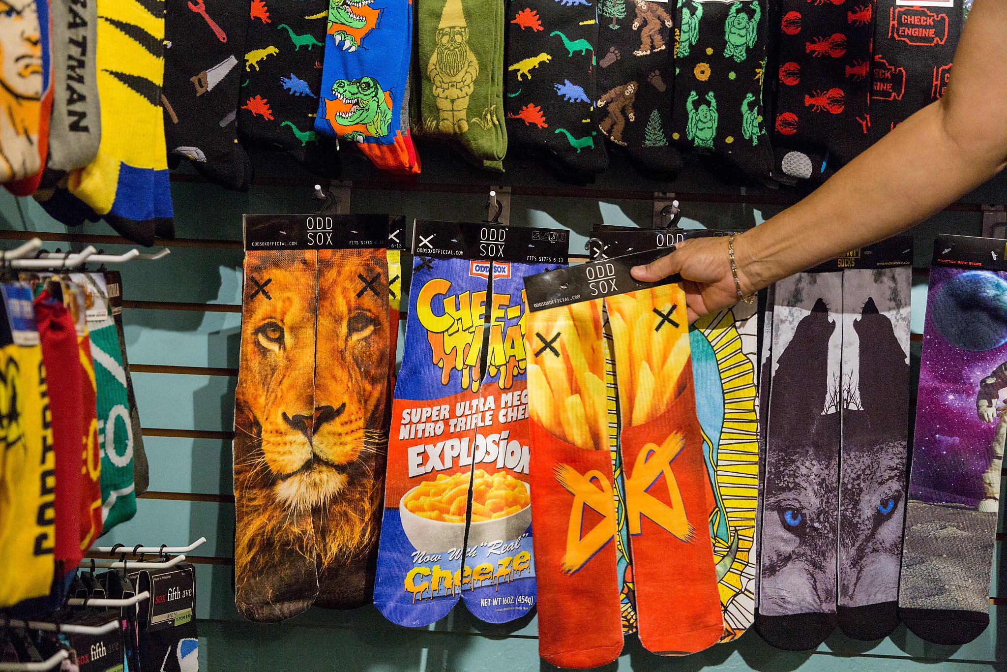 Putting their best socks forward