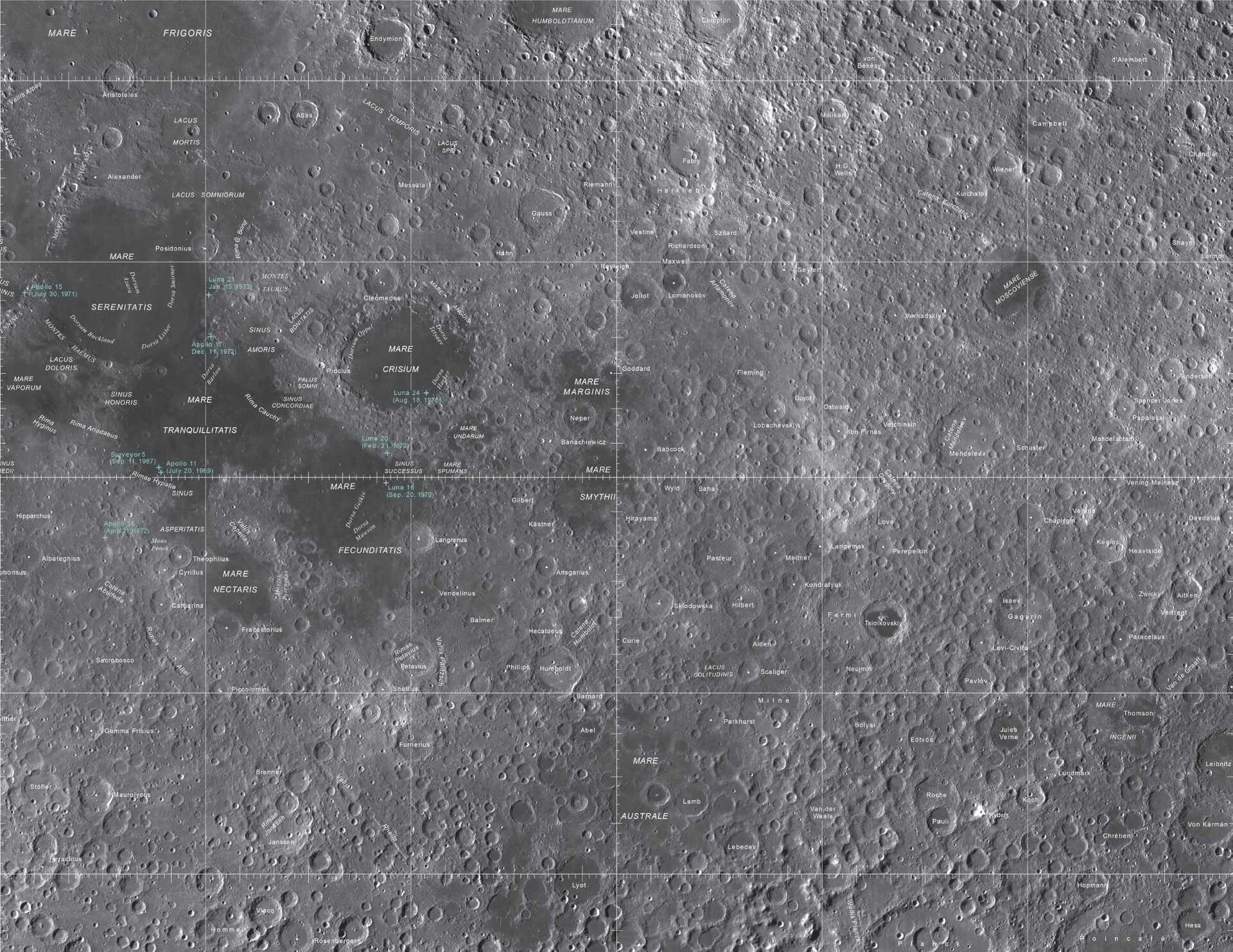 NASA releases new, high-resolution image maps of the moon