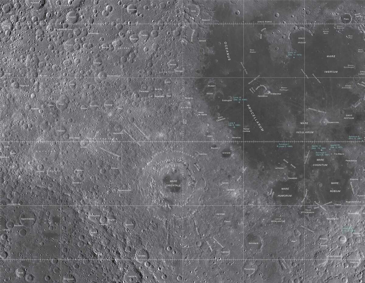 NASA releases new, high-resolution image maps of the moon