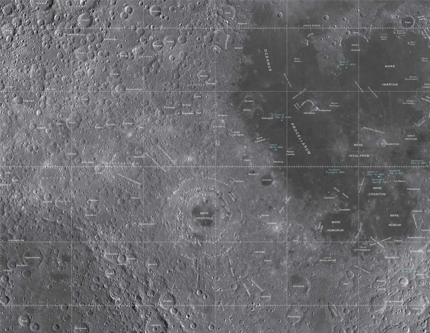 NASA releases new, high-resolution image maps of the moon