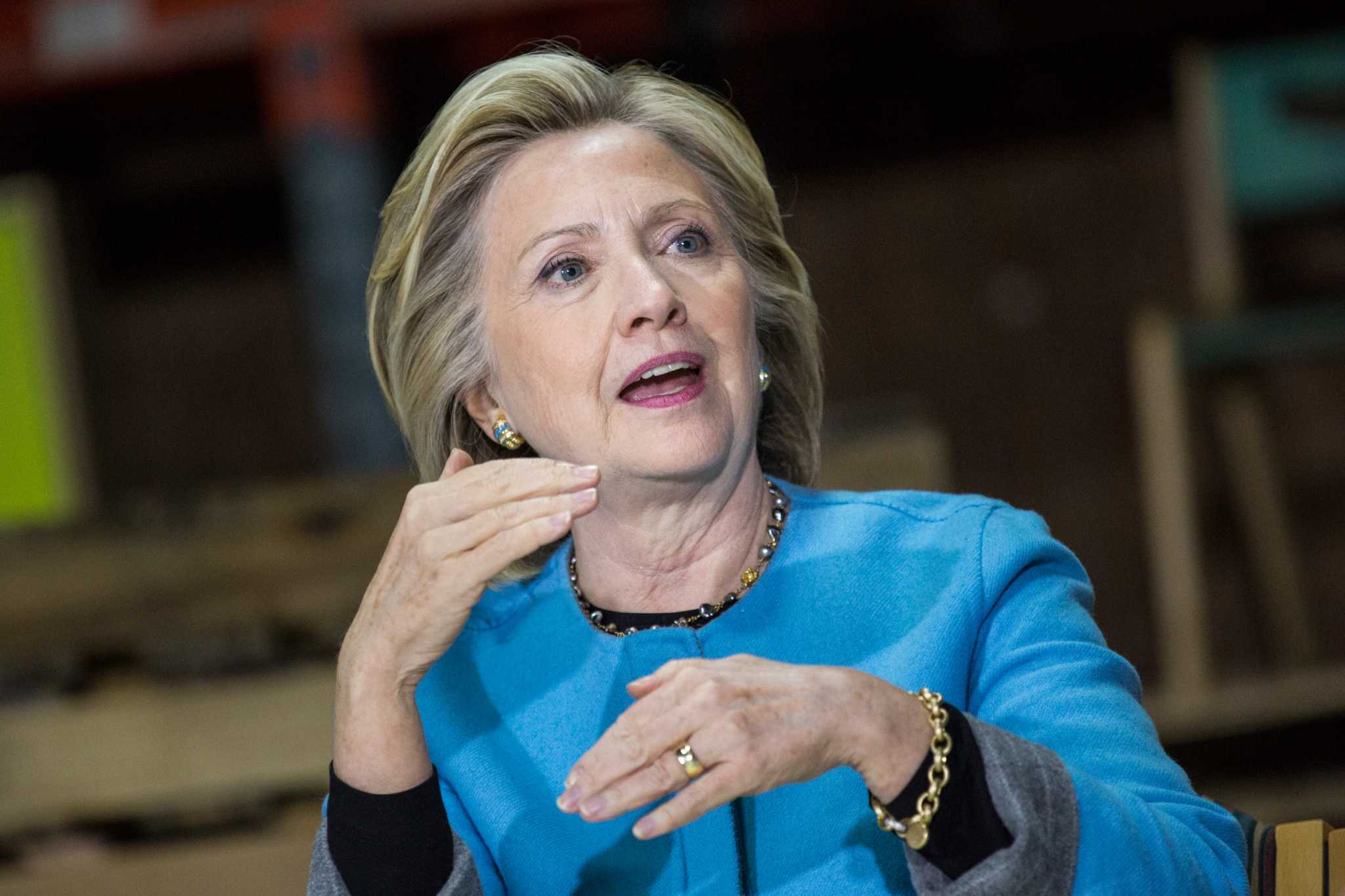 Support in state for candidate Hillary is unclear