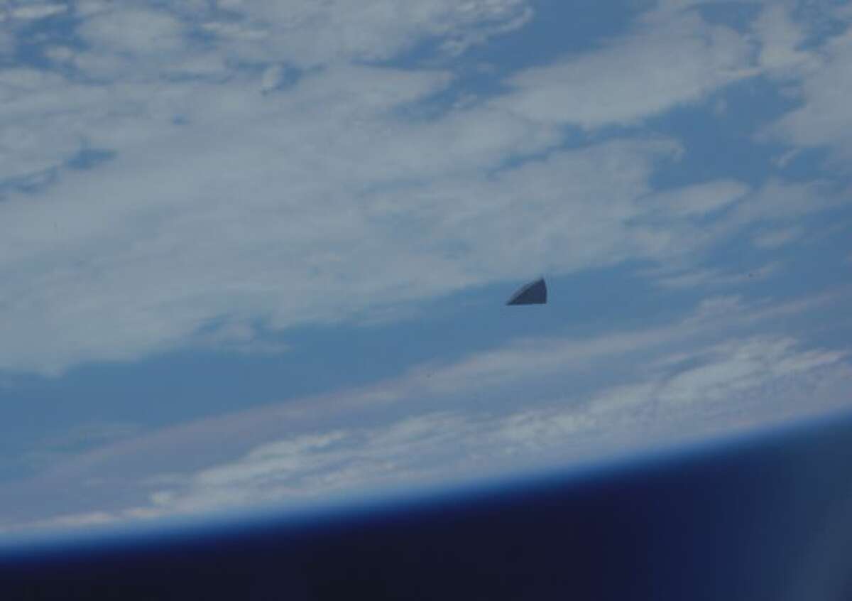 Strange triangular object in NASA photo