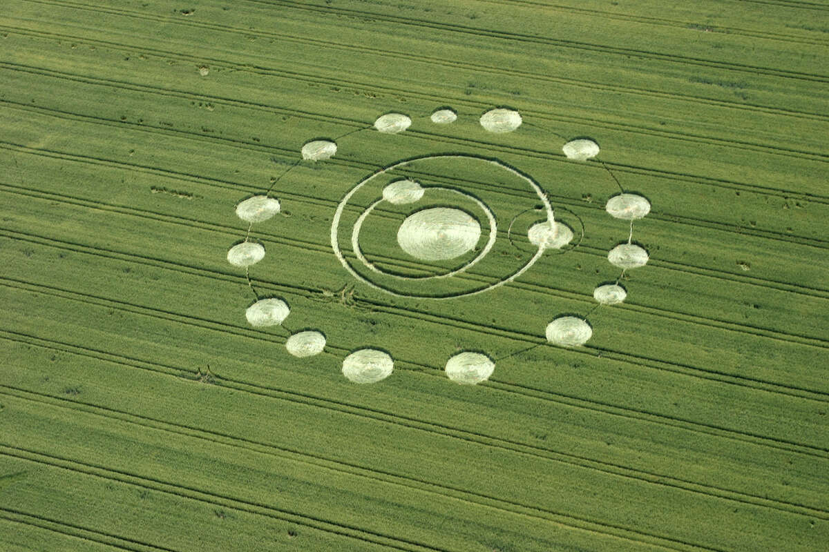 Crop circles spotted around the world