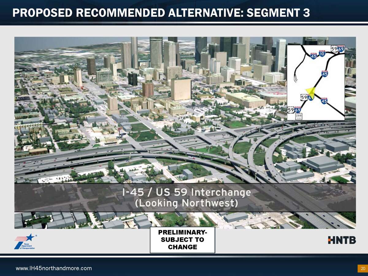Massive I-45 project would remove Pierce Elevated, add lanes