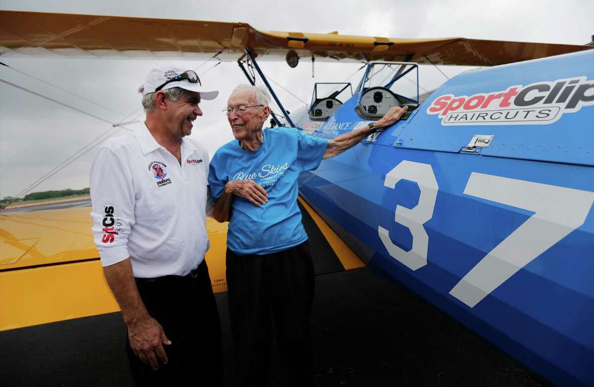 At 102, he’s an old, bold pilot