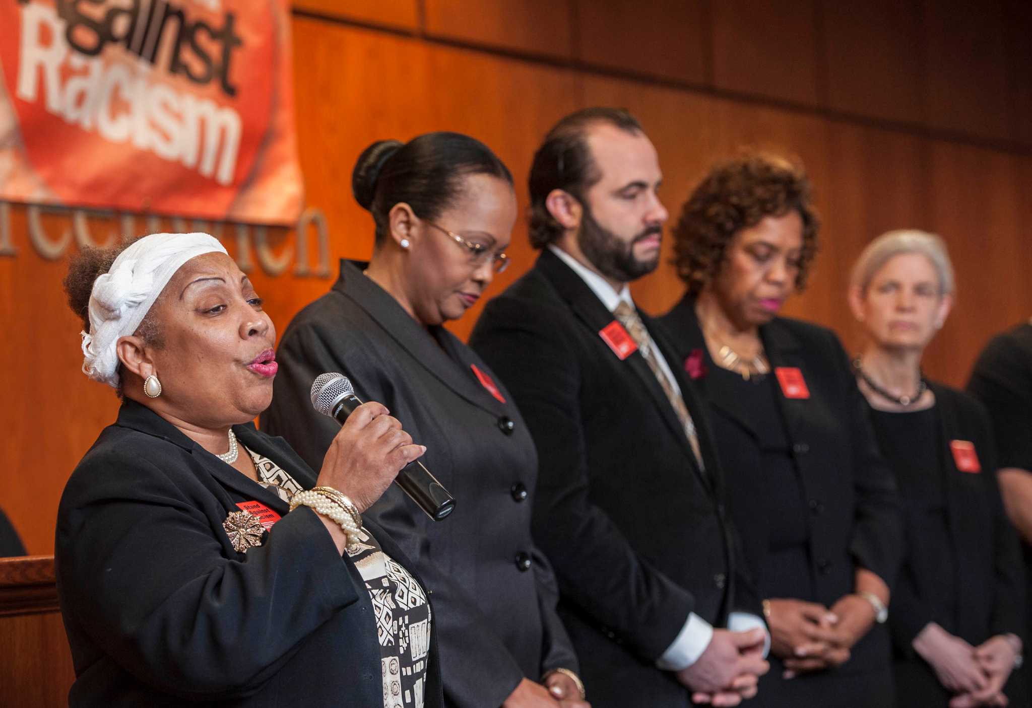 Stand Against Racism draws small but dedicated crowd