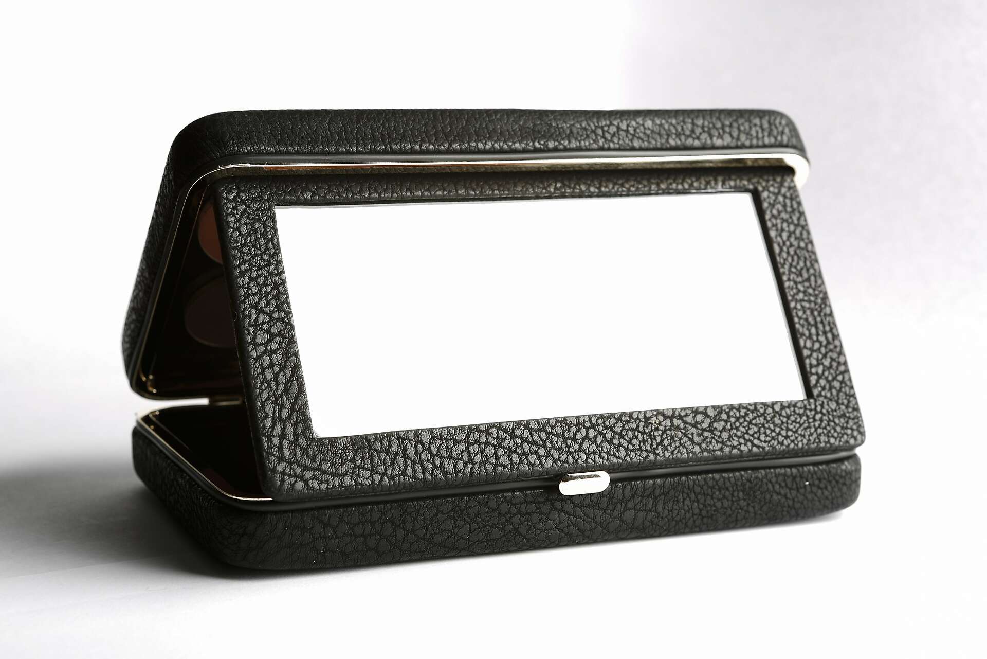 A clutch that doubles as a makeup case