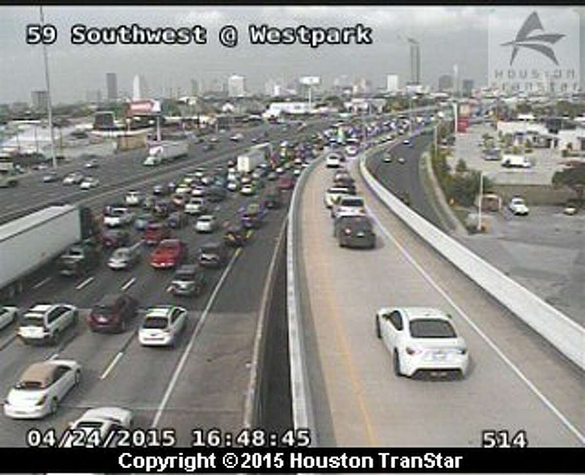 Accident at Southwest Freeway, 610 shuts down rush hour traffic Accident at Southwest Freeway, 610 shuts down rush hour traffic
