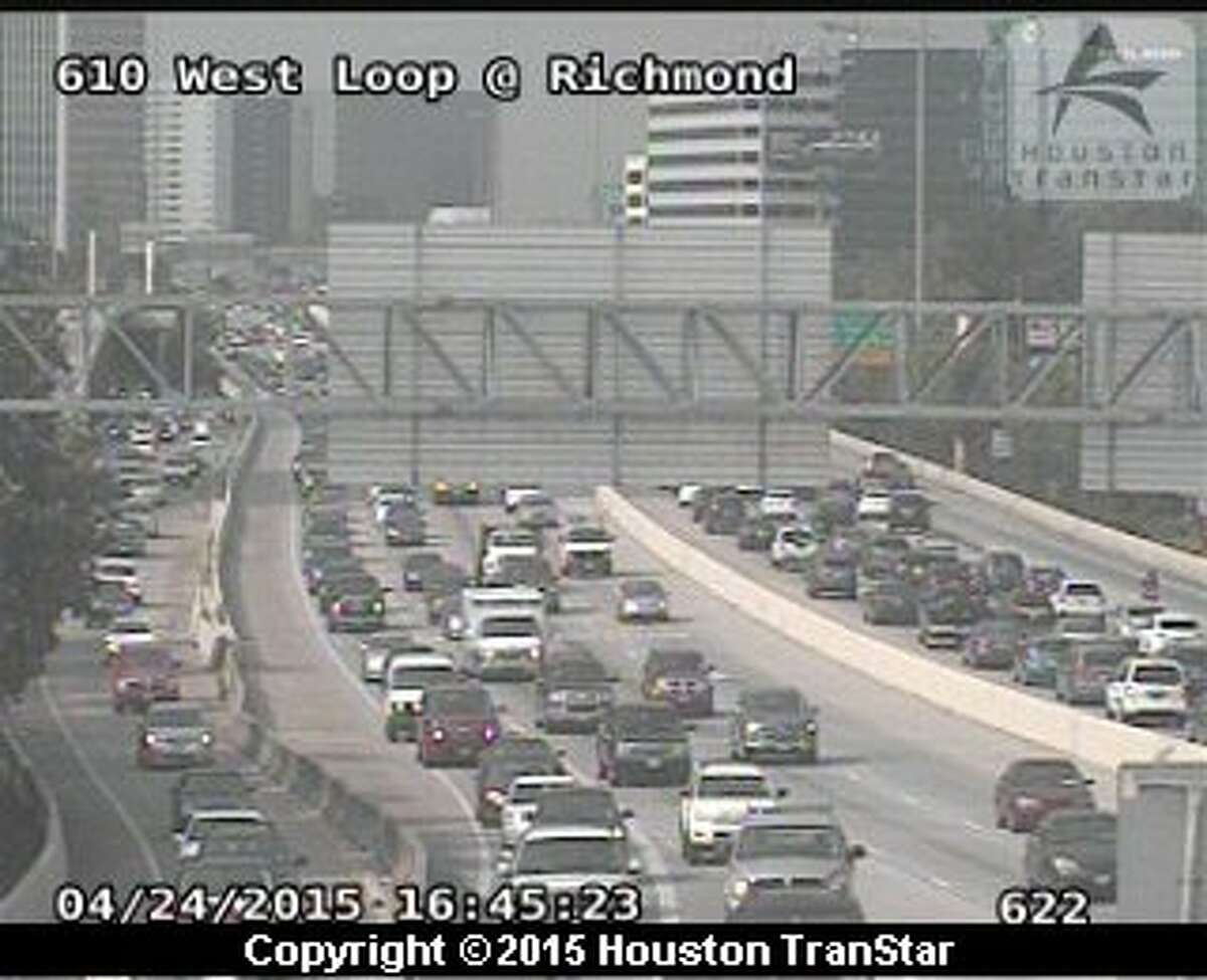 Accident at Southwest Freeway, 610 shuts down rush hour traffic Accident at Southwest Freeway, 610 shuts down rush hour traffic