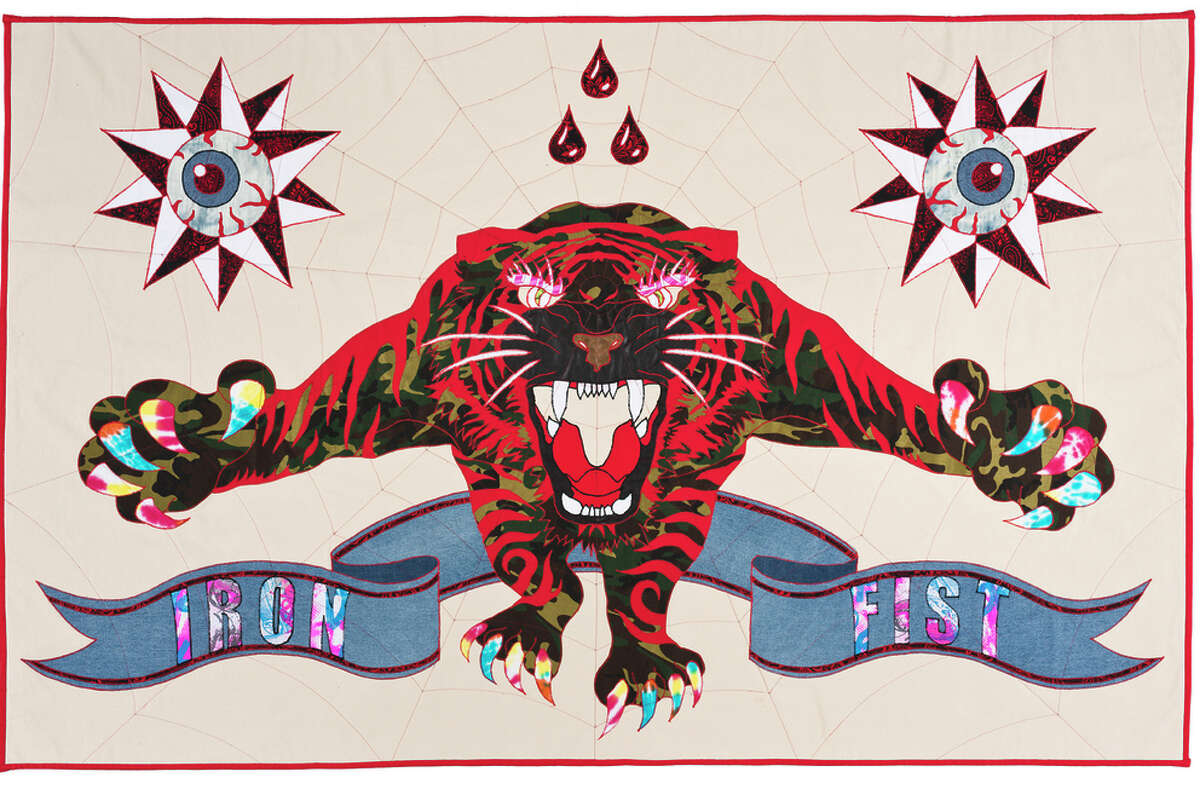 Ben Venom: Positive and negative powers collide in quilted images