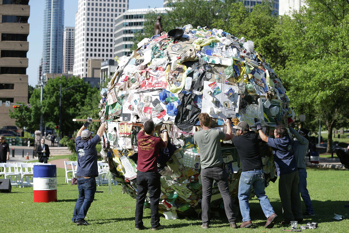 TxDOT rolls out 12-foot trash ball in anti-litter campaign