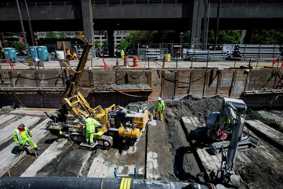 Seattle waterfront piers, original Ivar's, re-open for the summer