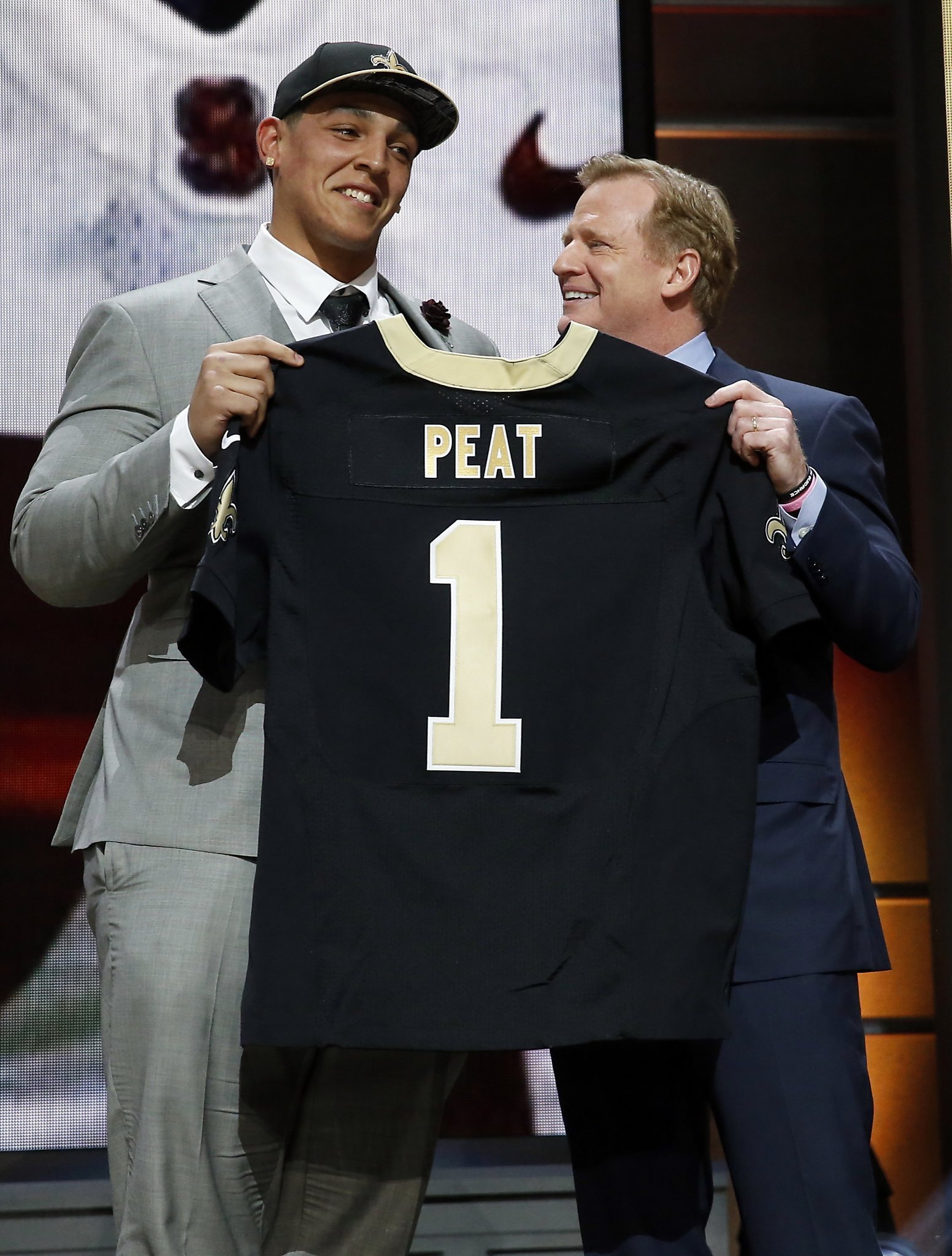Saints take Stanford’s Peat as 13th pick of 1st round