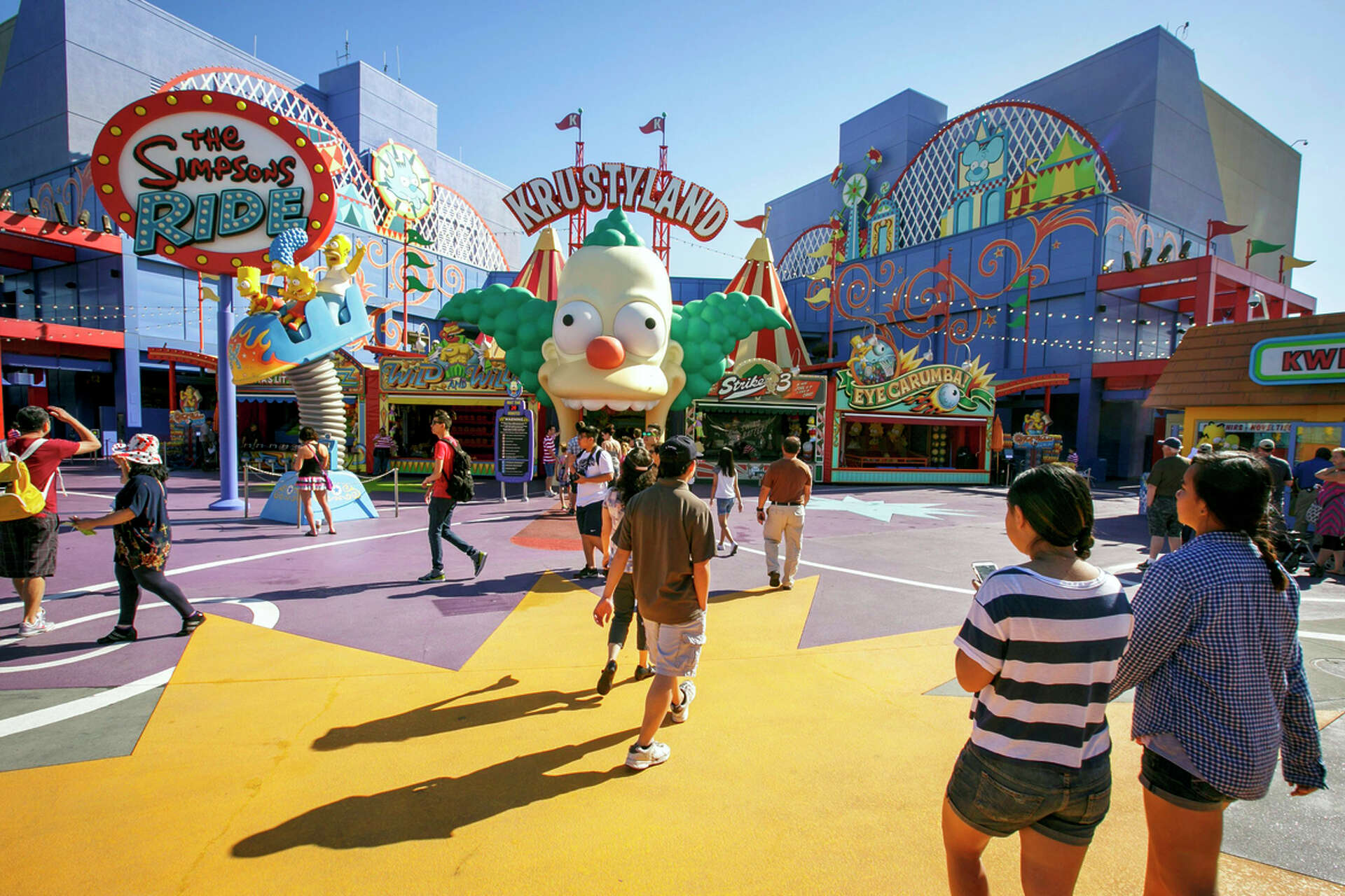 The Simpsons Ride Universal Studios Hollywood How 'The Simpsons'