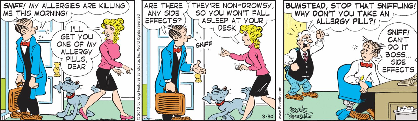 Top Ten Comics on Allergy Season