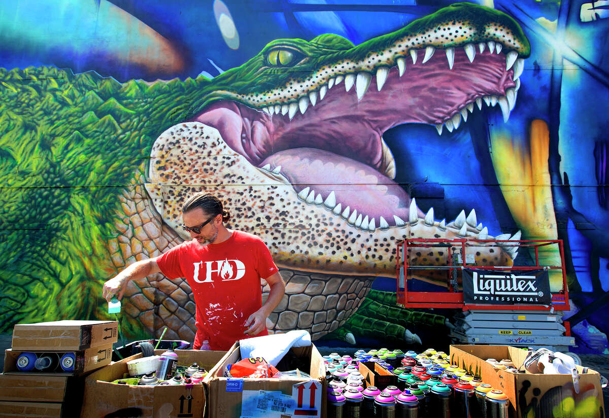 Sebastien "Mr. D" Boileau's massive University of Houston-Downtown ...