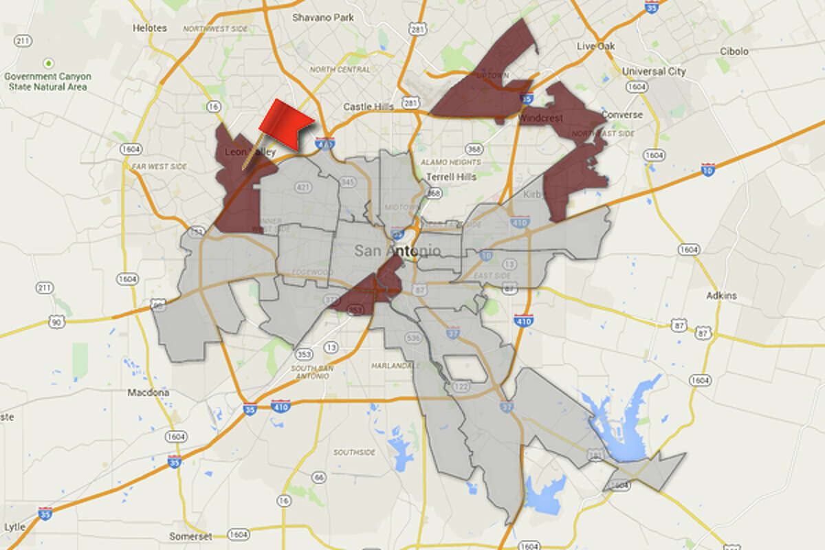 Highest juvenile probation rates in Bexar County ZIP codes