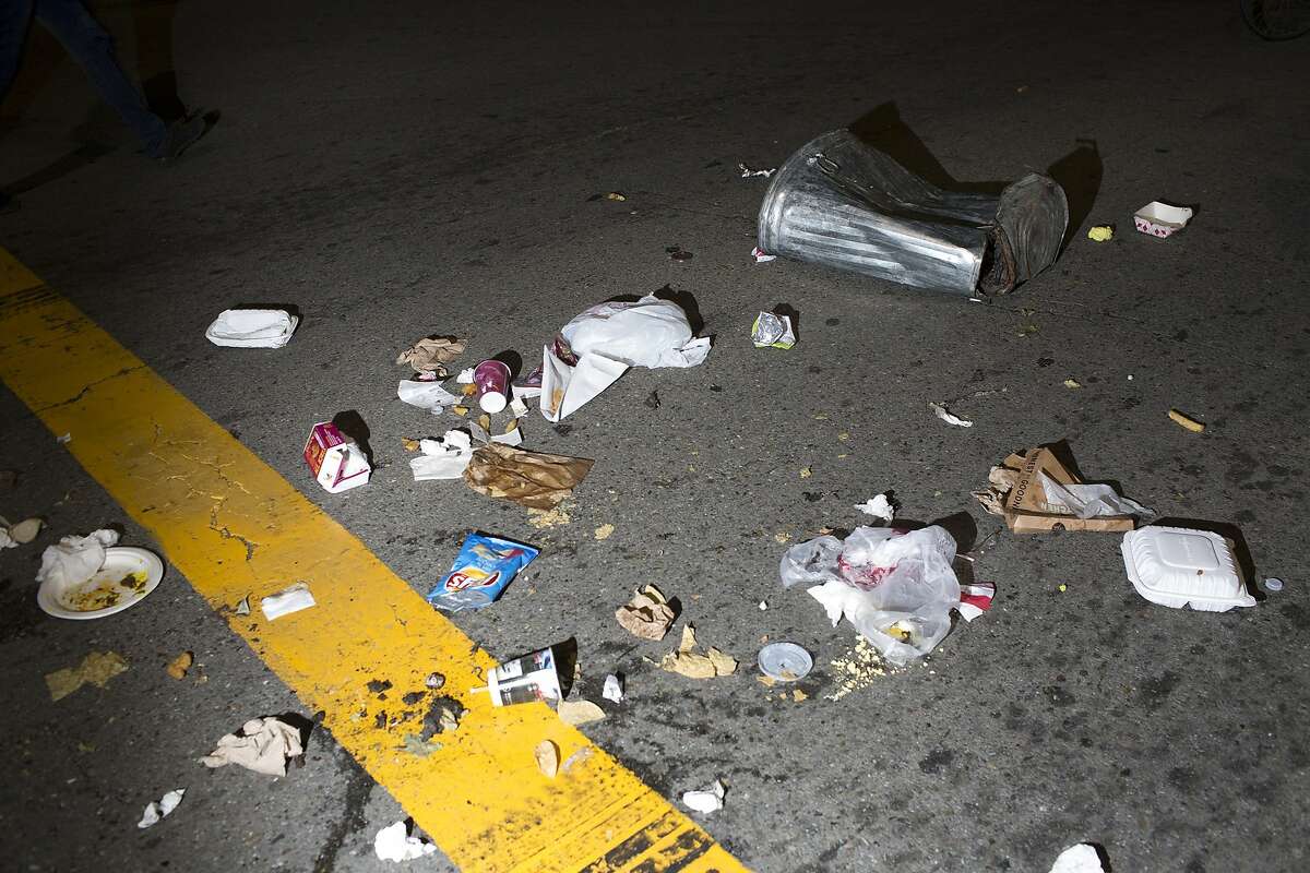 A week after riot, Oakland Auto Row still trashed