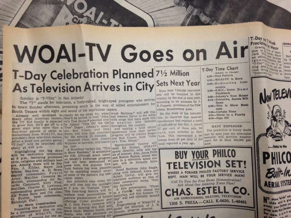 San Antonio's first TV station launched 75 years ago