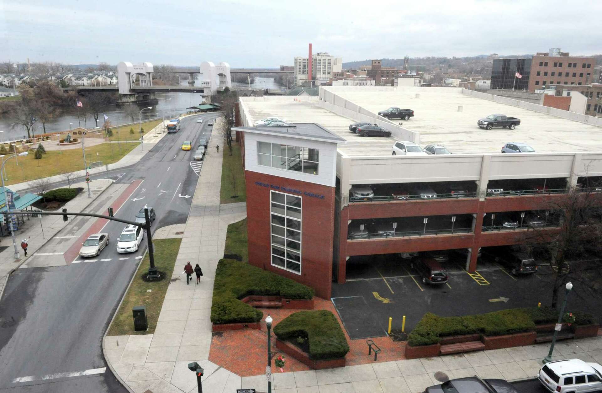Frear Building, Atrium and Uncle Sam parking lot in Troy are for sale