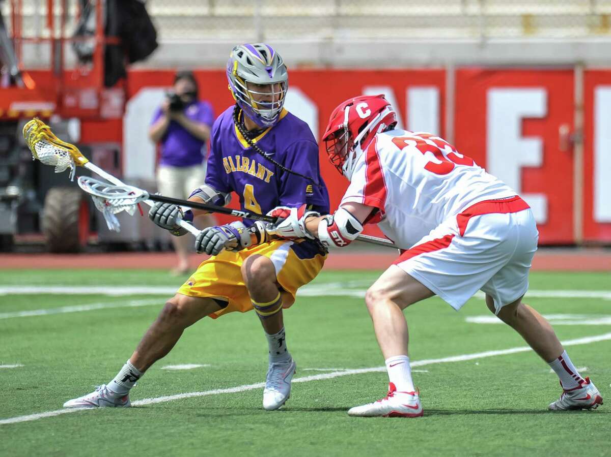 Lyle Thompson, Blaze Riorden lead UAlbany lacrosse to NCAA Tournament win